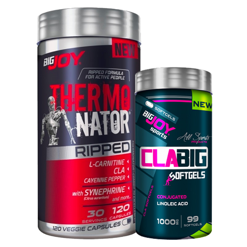 Big Joy Thermonator Ripped + Clabig 1000 Mg Kombinasyonu | Supplementler