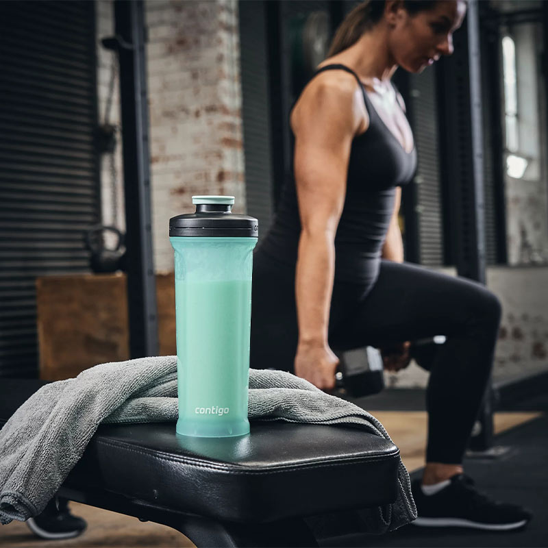 Contigo Fit Shake & Go 2.0 Shaker 820 ml Turkuaz | Supplementler