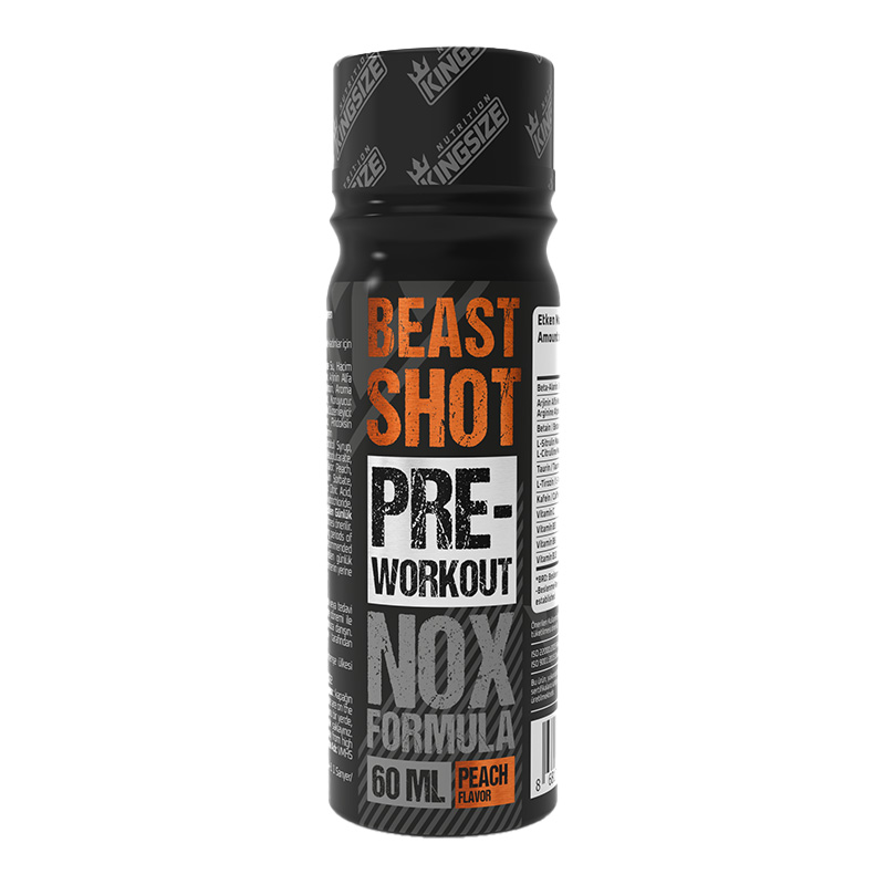 Kingsize Nutrition Beast Shot Pre-Workout 60 mL 1 Adet | Supplementler