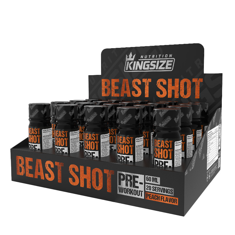 Kingsize Nutrition Beast Shot Pre-Workout 60 mL 20 Adet | Supplementler