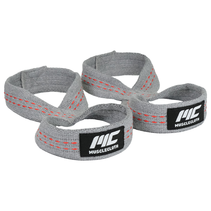 MuscleCloth 8 Loop Lifting Straps Gri | Supplementler