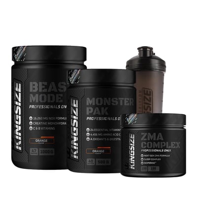 Kingsize Nutrition Beast Mode + Monster Pak + ZMA Complex Kombinasyonu ...