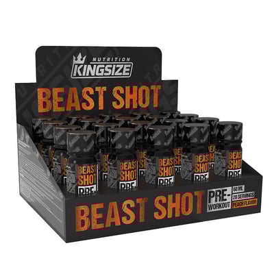 Kingsize Nutrition Beast Shot Pre-Workout 60 mL 20 Adet | Supplementler