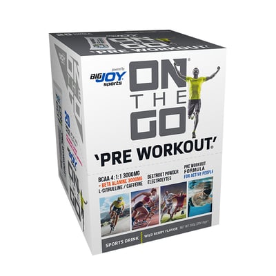 On The Go Pre Workout Sports Drink 15 Gr x 20 Saşe | Supplementler