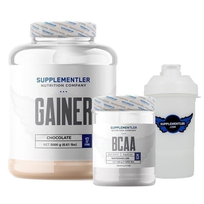 Supplementler.Com Gainer 3000 Gr + BCAA 480 Gr Kombinasyonu - Kilo